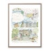 Peter Rabbit Watercolor Map Art Print Easter - Etsy
