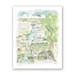 Peter Rabbit Watercolor Map Art Print Easter - Etsy