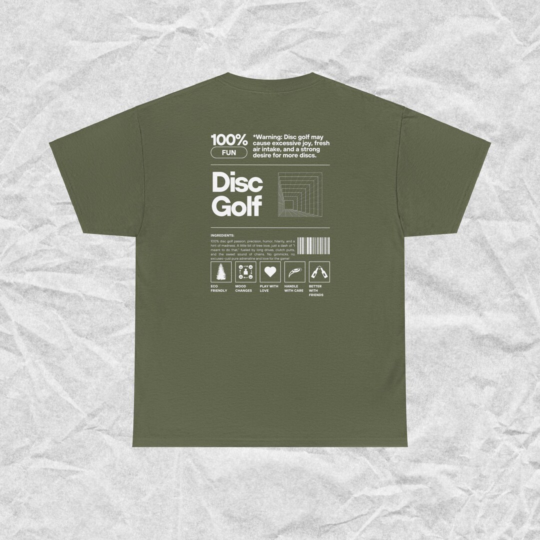 Disc Golf T-shirt | Custom Apparel & Clothing | Funny Frisbee Golf ...