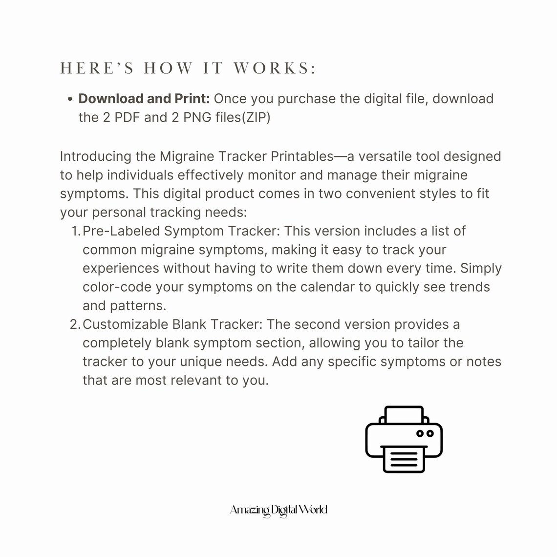 Migraine Diary - Headache Journal for Tracking Symptoms & Relief ...
