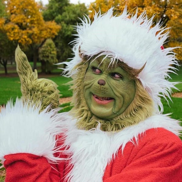 Grinch Mask - Etsy