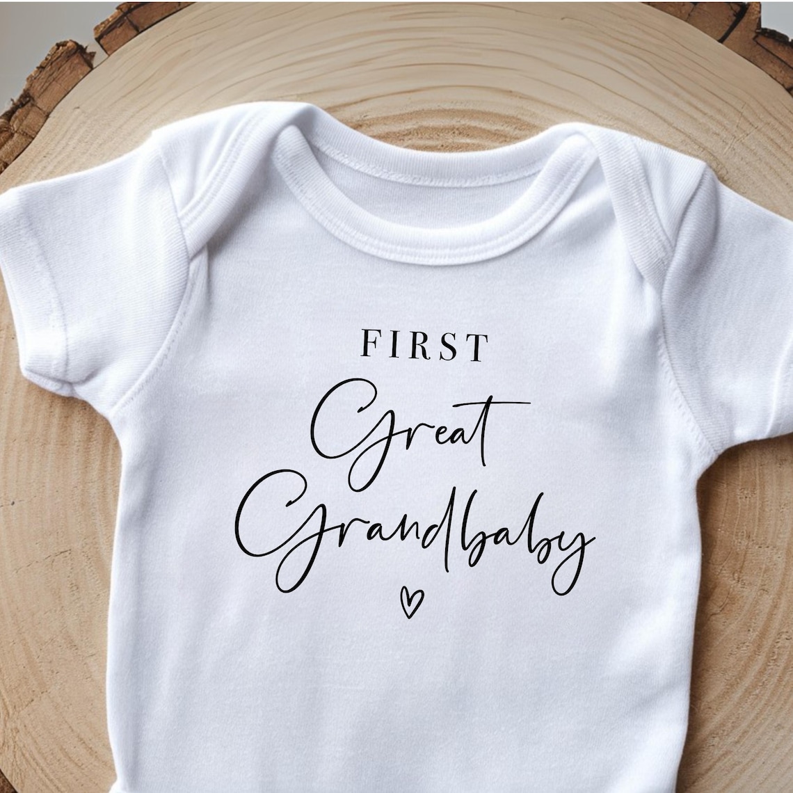 First Great Grandbaby Bodysuit - Great Grandparents Gift - Pregnancy ...