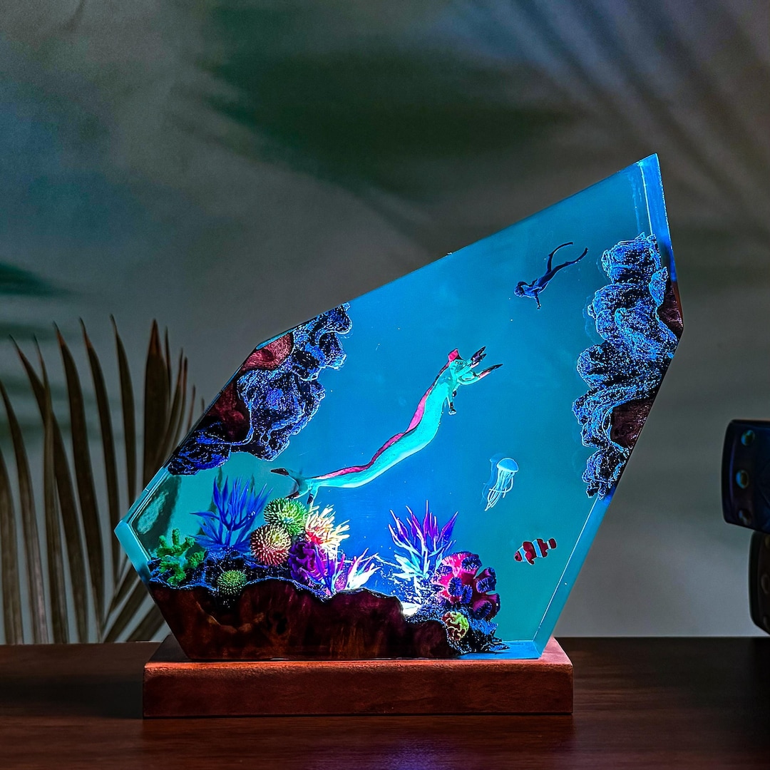 Reaper Plastic Monster Lamp: Leviathan Plastic Night Light - Etsy