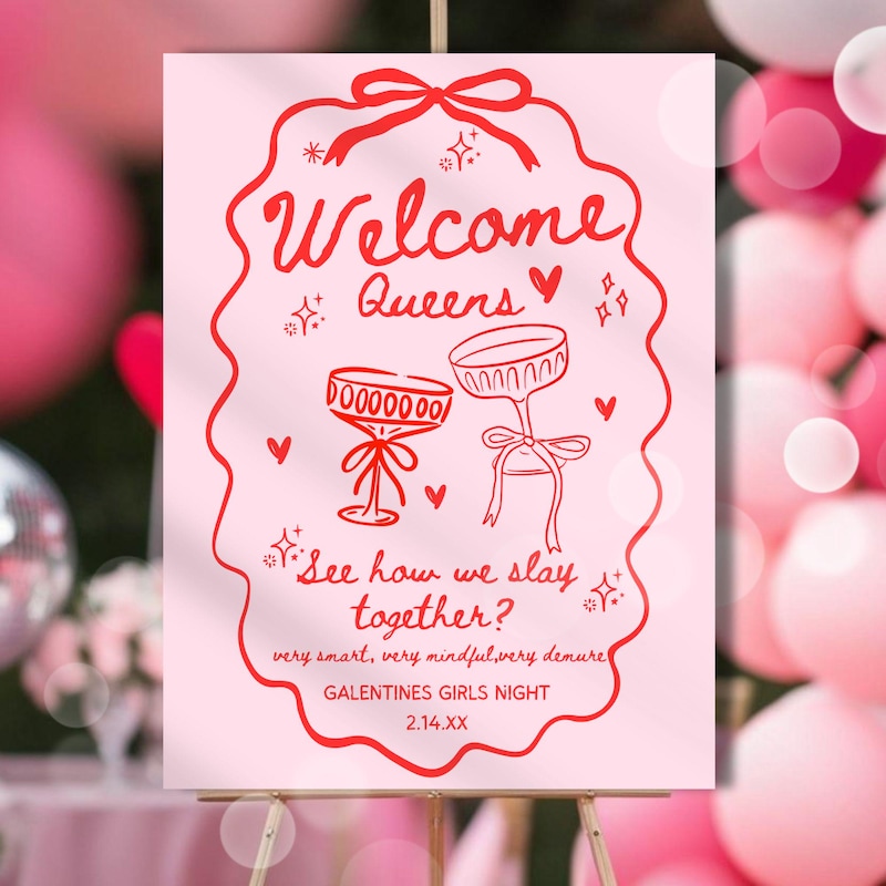 Galentines Party Plates - Etsy