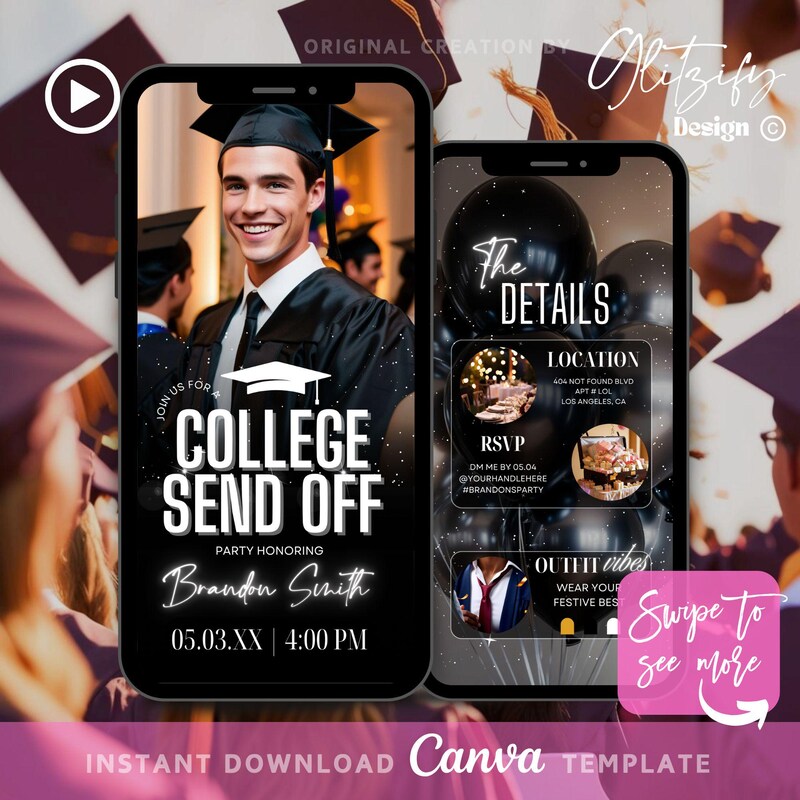 College Send Off - Etsy