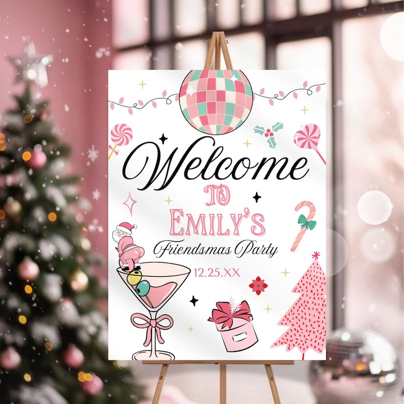 Pinkmas Welcome - Etsy