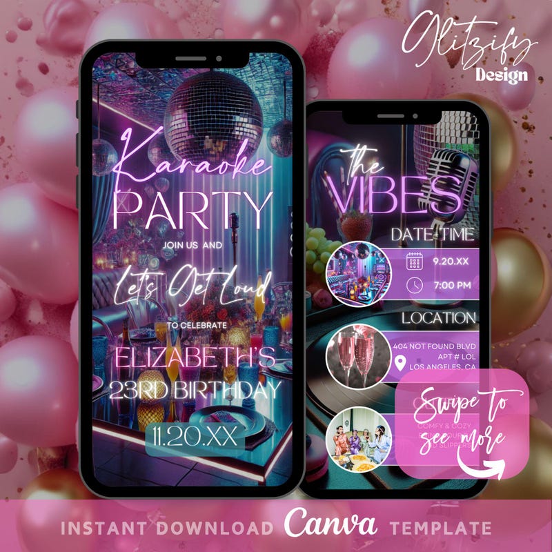 Party Flyer Karaoke - Etsy