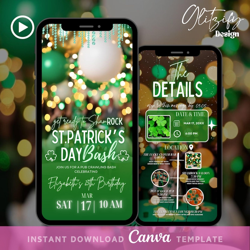 Irish Invitation - Etsy