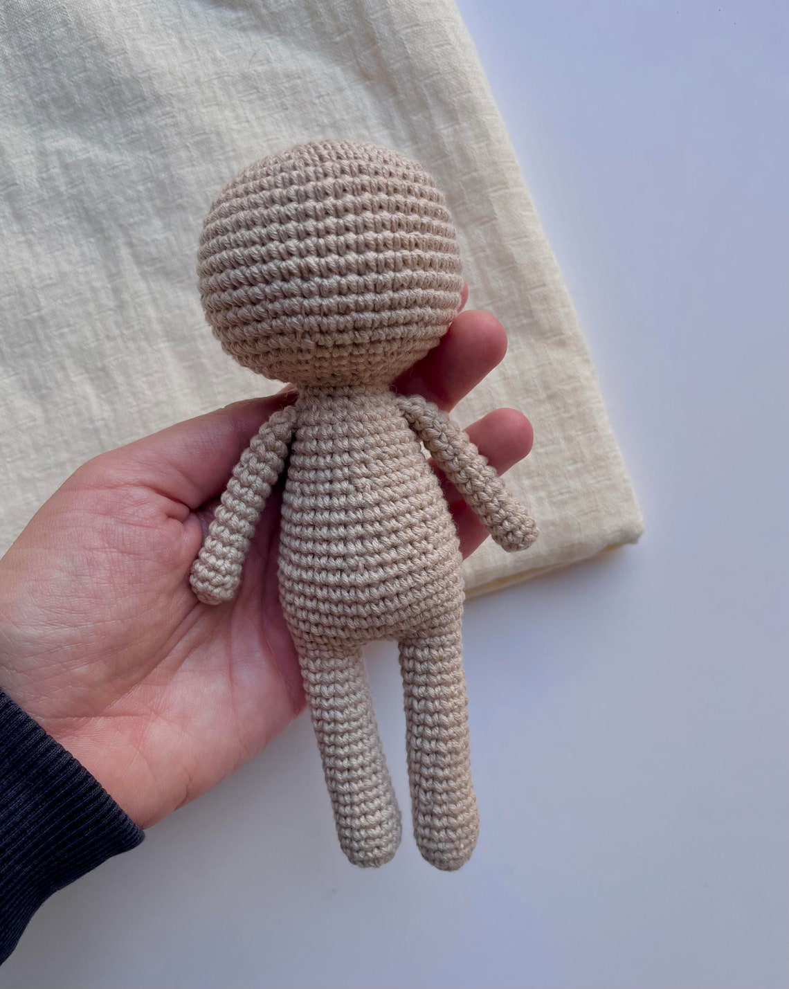 Crochet Doll Body Pattern: Amigurumi Body Base. Blank Body Doll (PDF ...