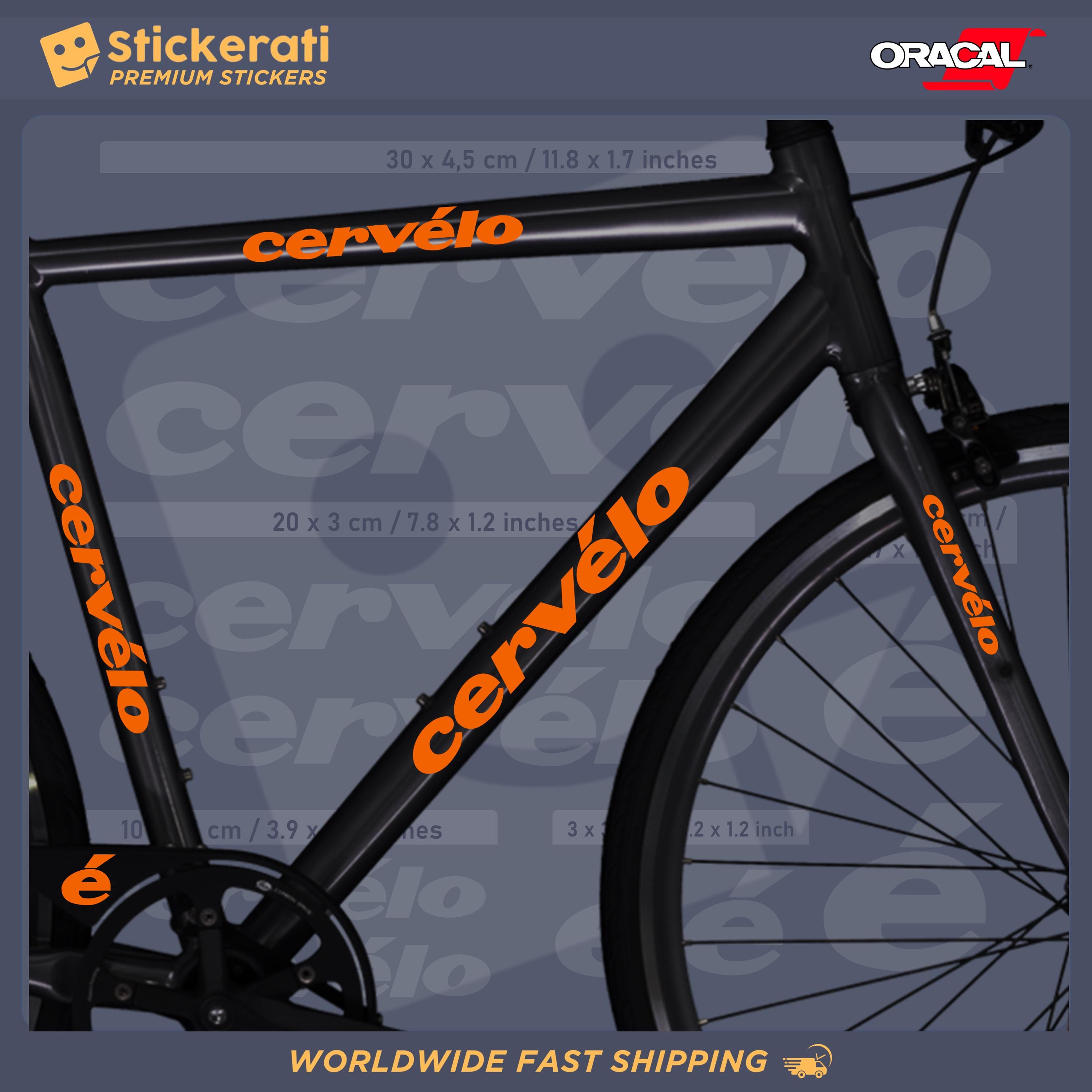 Cervélo Stickers Kit Cervelo Decals Vinyl Sticker Autocollant Aufkleber ...