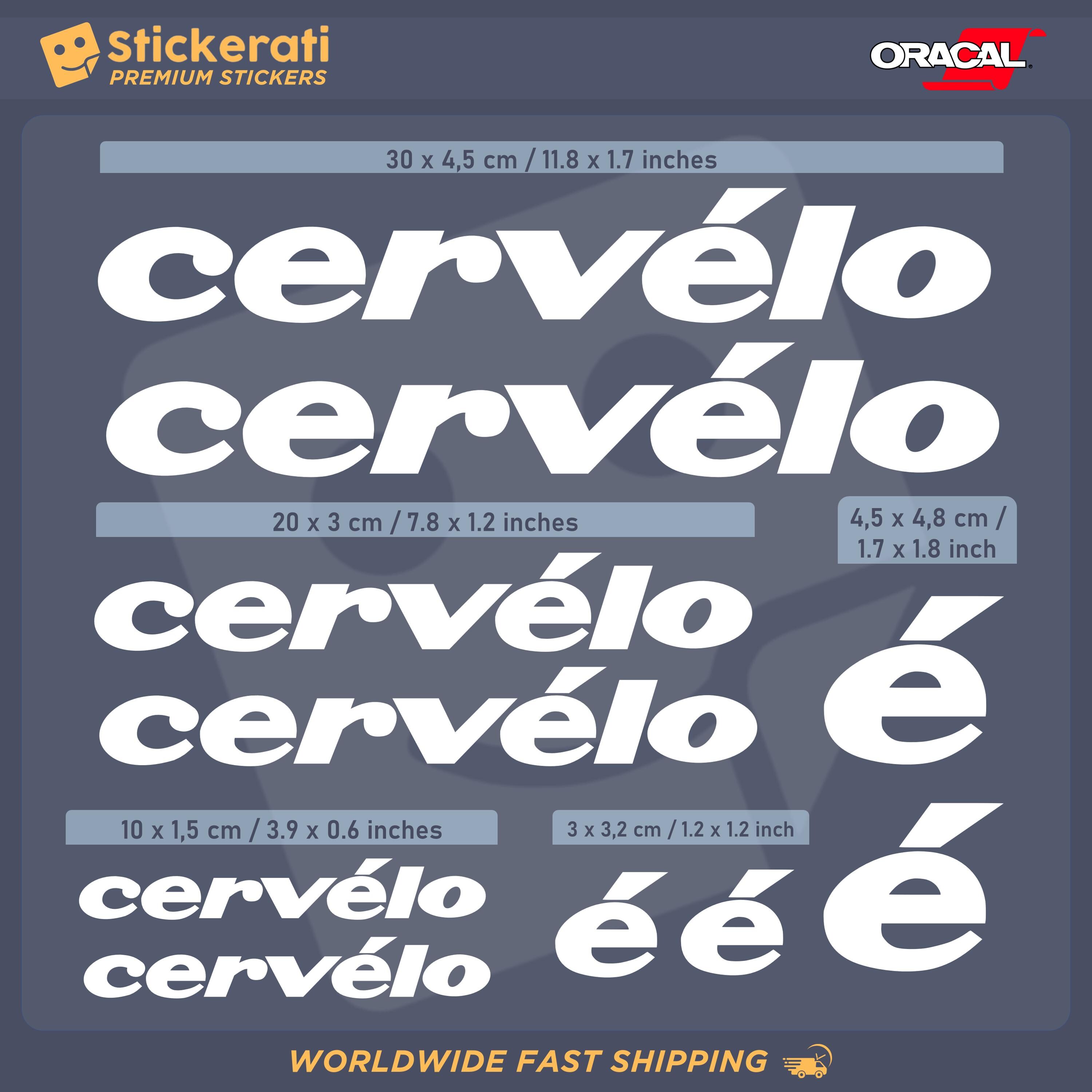 Cervélo Stickers Kit Cervelo Decals Vinyl Sticker Autocollant Aufkleber ...