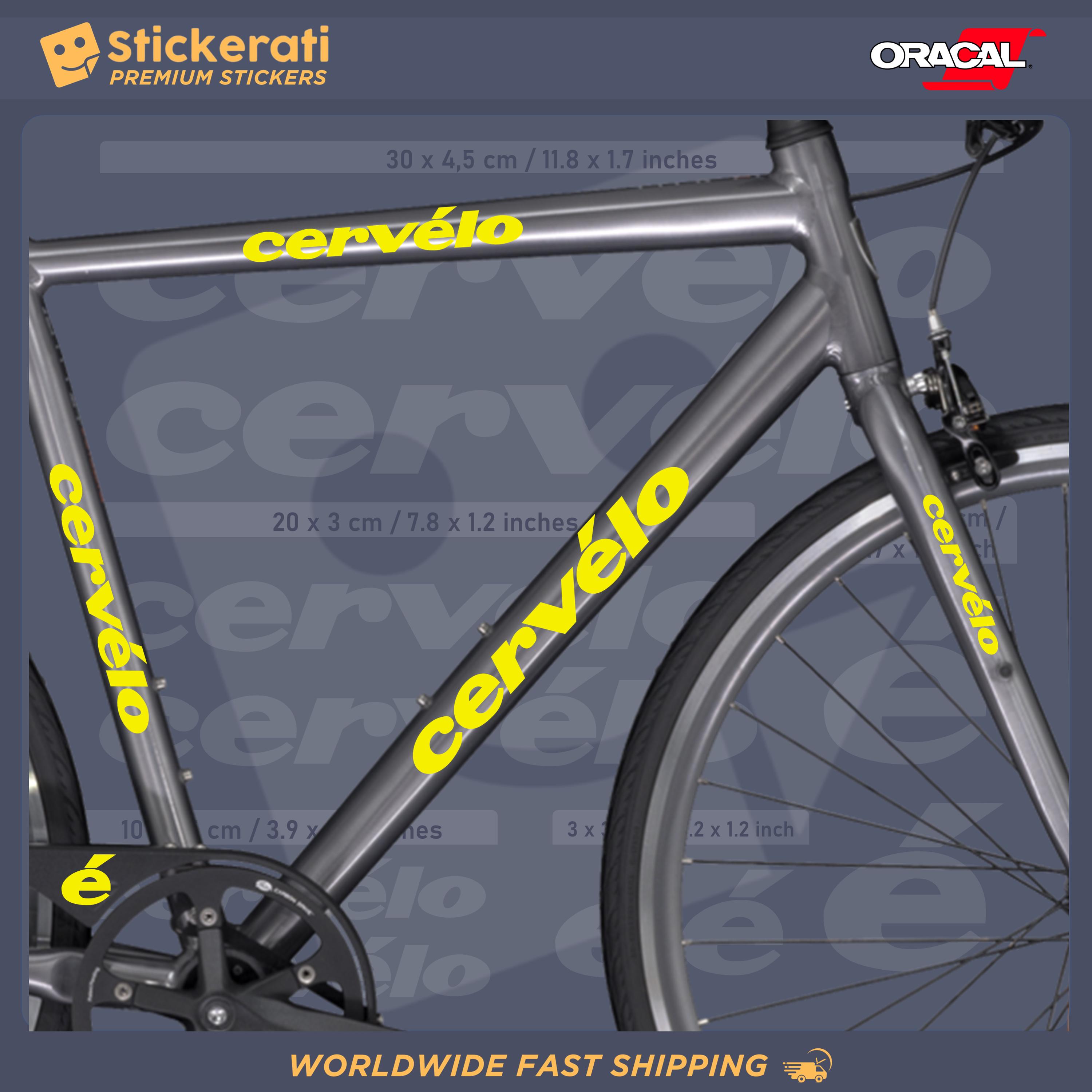 Cervélo Stickers Kit Cervelo Decals Vinyl Sticker Autocollant Aufkleber ...