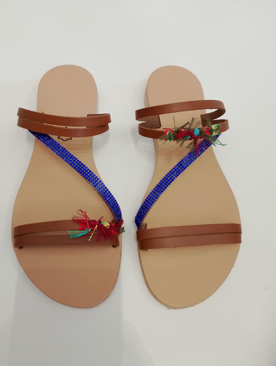 Genuine Leather Sandals, Greek and Cypriot Sandals. They Are Handmade ...