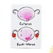 Vinyl Sticker - Cuterus - Fuck-uterus - Feminist Uterus Art - Etsy