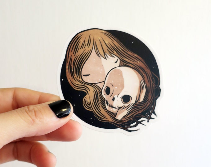Vinyl Sticker Memento Mori - Etsy
