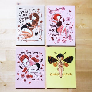 Postcard Change is Good Mini Print 5x7 - Etsy