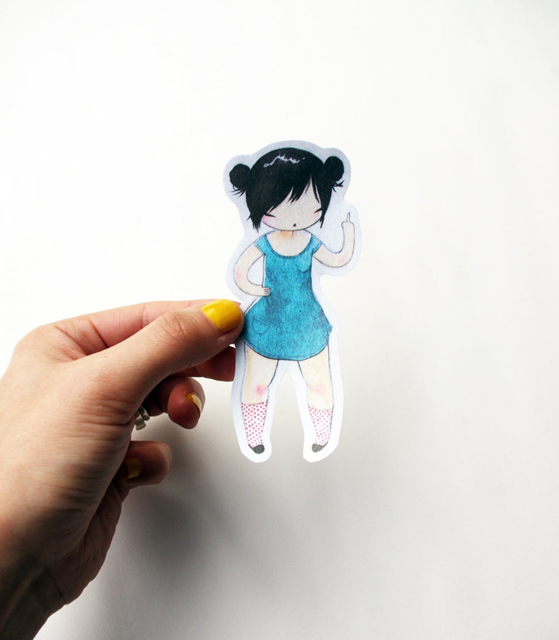 Rude Sticker the Finger Cheeky Inappropriate Pissed off - Etsy