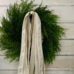 WHITE CHRISTMAS Neutral Ribbon Bundle - Etsy