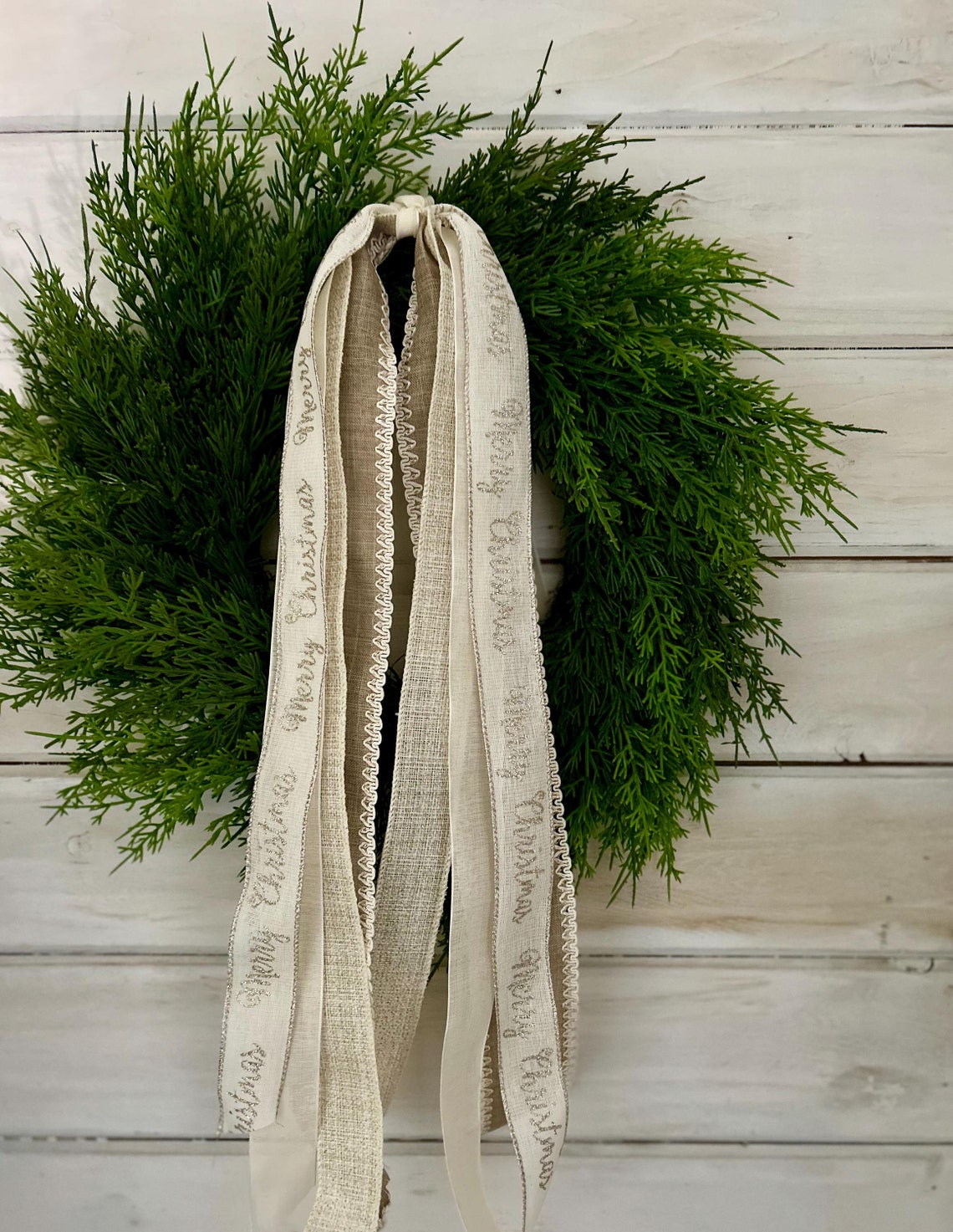 WHITE CHRISTMAS Neutral Ribbon Bundle - Etsy