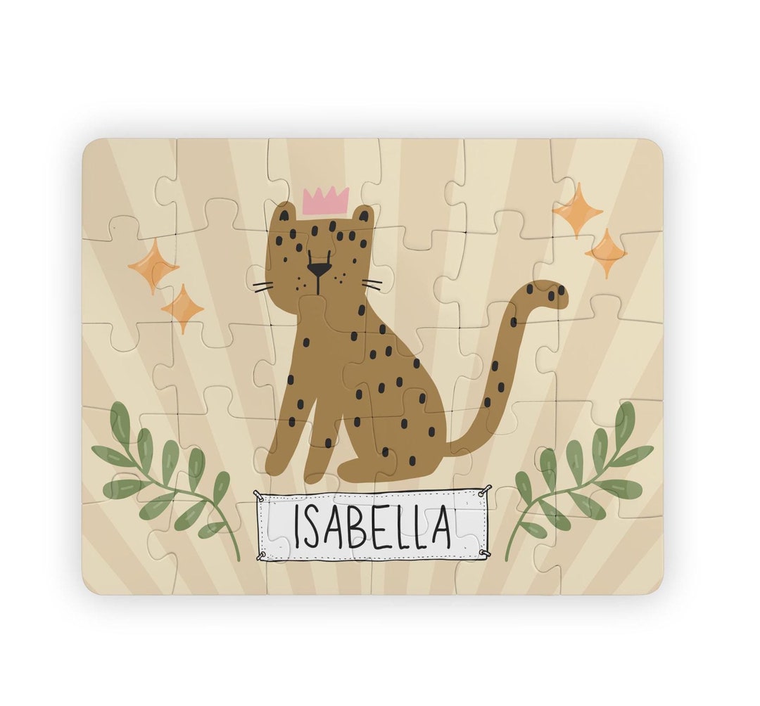 Kids Name Jigsaw Puzzle, Personalized Kids Gift, Personalized Puzzle ...