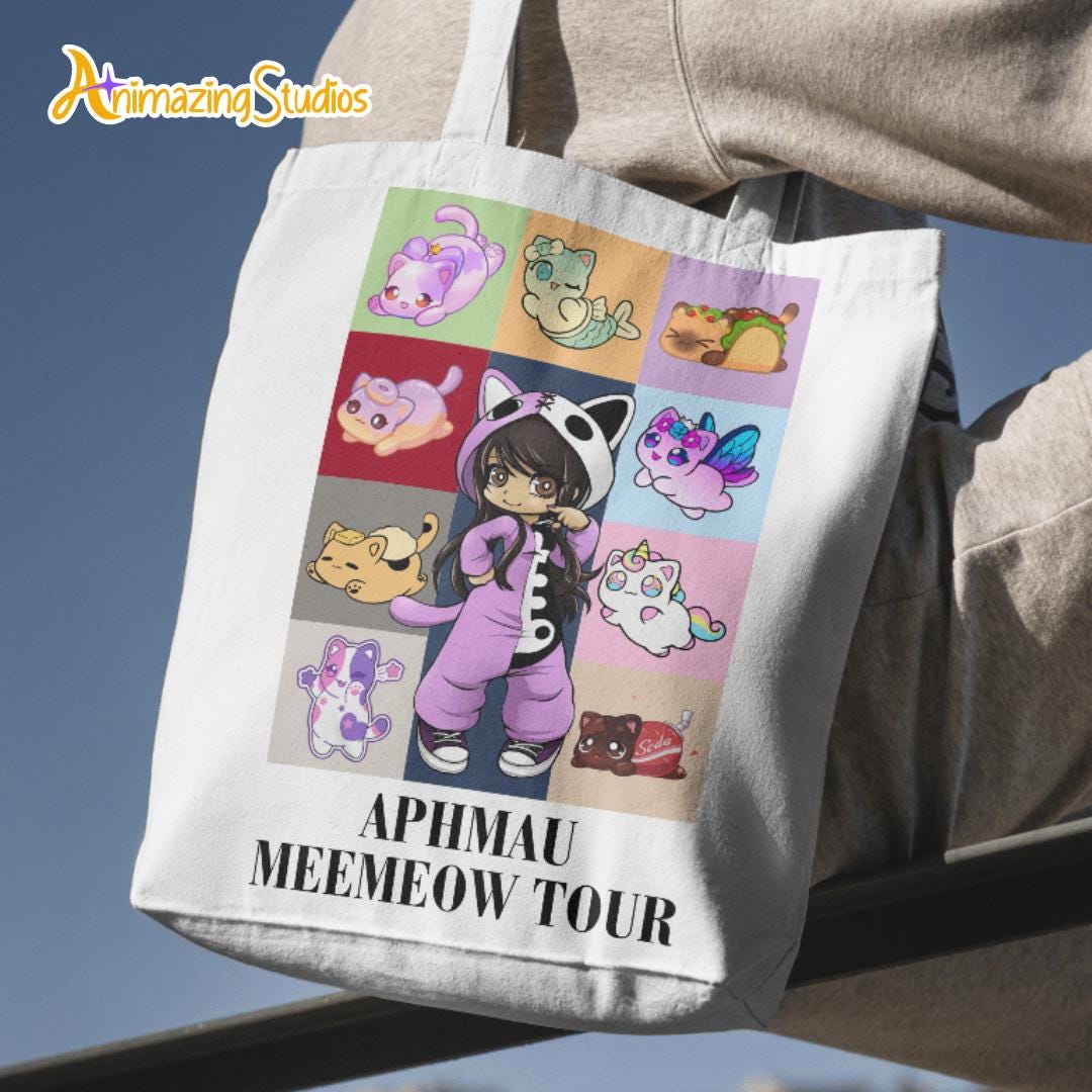 Aphmau Meemeow Tote Bag Taylor Swift Eras Tour Meemeows Design Perfect ...