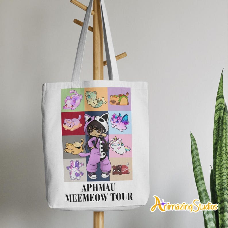 Aphmau Meemeow Tote Bag Taylor Swift Eras Tour Meemeows Design Perfect ...