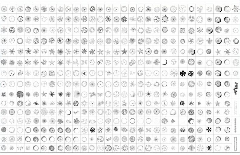 Autocad Tree Bundle 2D DWG Tree End Plant Blocks Templates for Interior ...