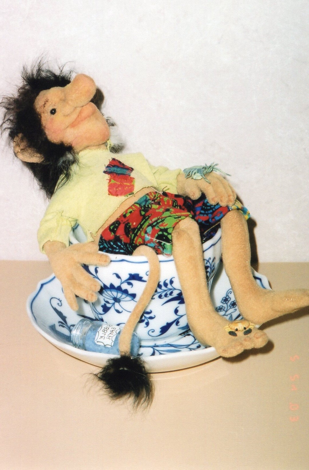 Fritz, 9" Tea Cup Troll - Etsy