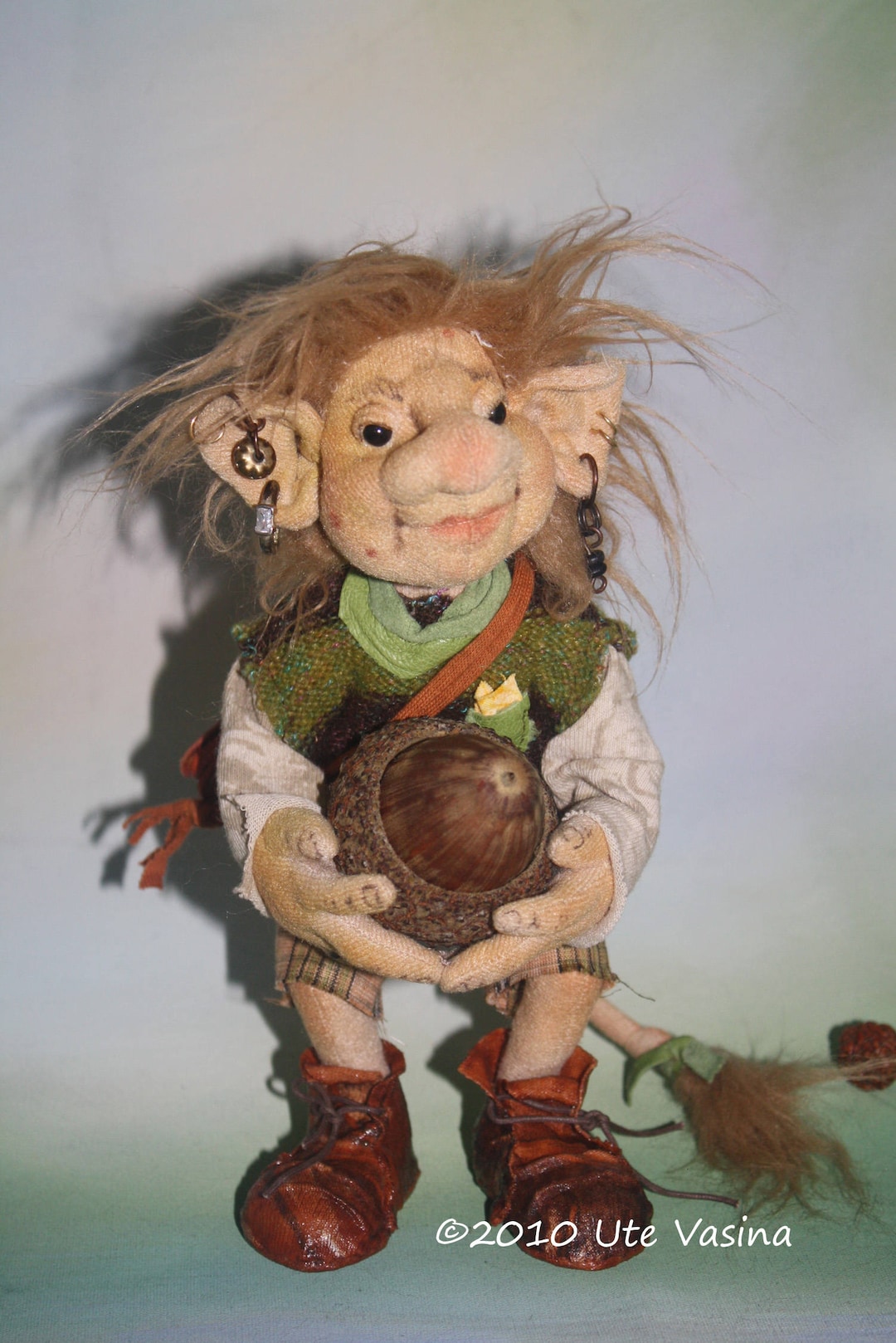 Oggie ~ 8 1/2" Troll - Etsy
