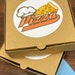 Mini Pizza Box Gift Card Holder, Customizable Birthday Money, Stocking ...