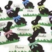 Chocolate Easter Bunny Place Cards Spring Table Favors - Etsy