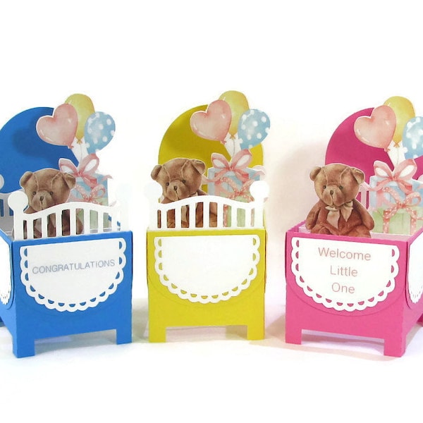 New Baby Pop up Card - Etsy UK