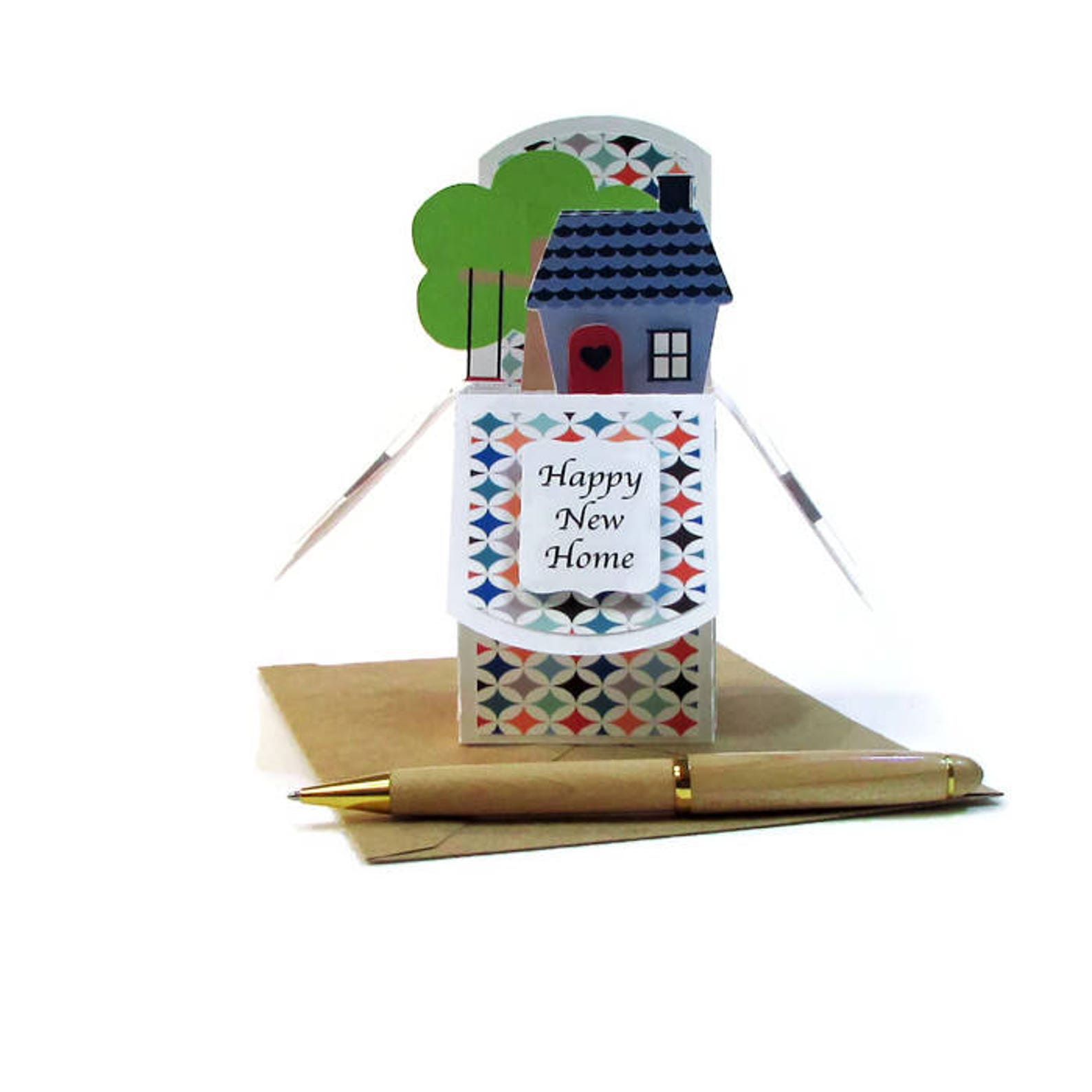 New Home Card New House Pop up Card Housewarming Card Card - Etsy