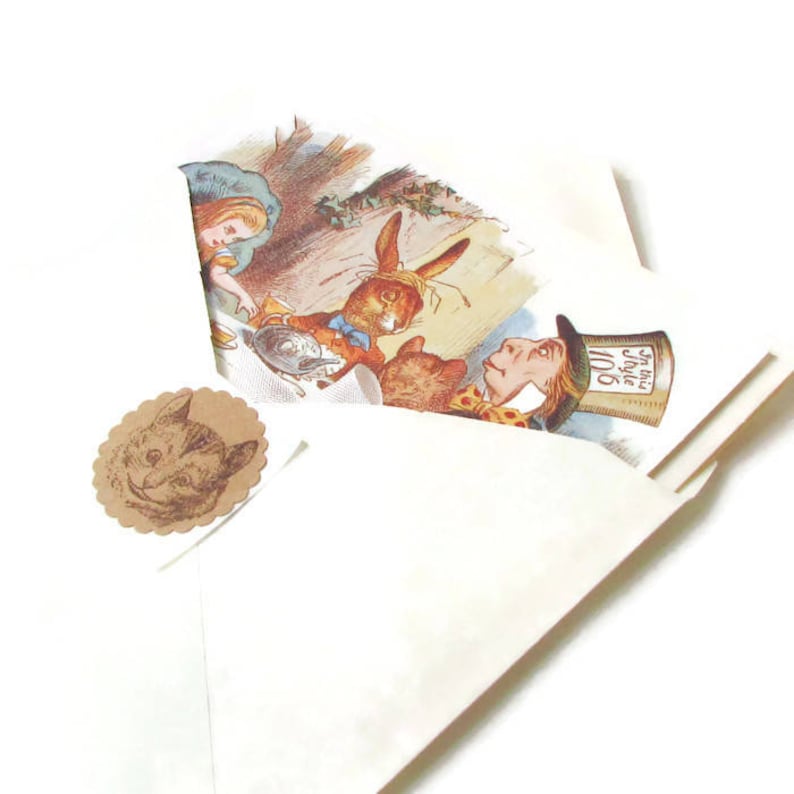 Handmade Alice in Wonderland Unbirthday Card, 3D Tea Party Greeting - Etsy