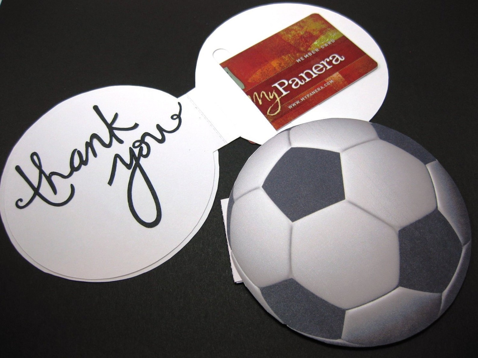 Soccer Coach Gift Ball Card Team Thank You Gift Card | Etsy