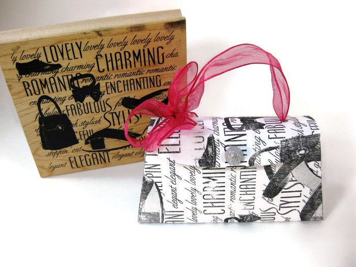 Gift Card Holder Purse Shape Gift Box Gift for Her Stocking - Etsy