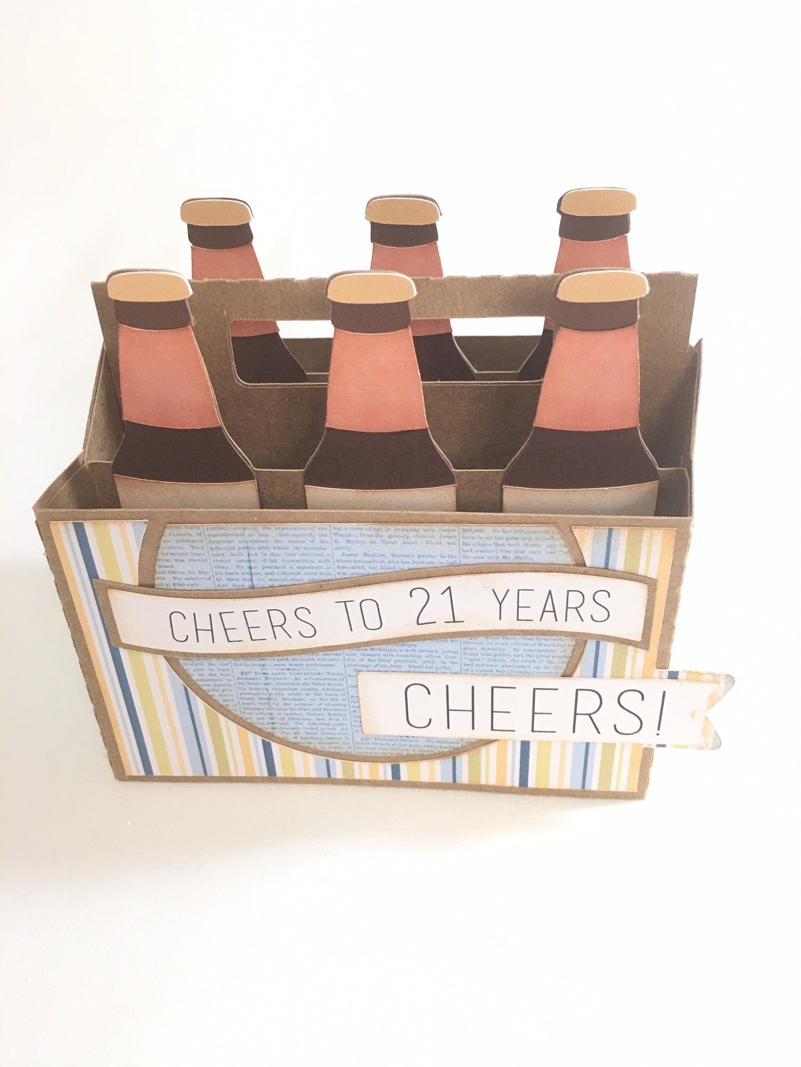 Beer Birthday Card Birthday Pop up Card Birthday Card for - Etsy
