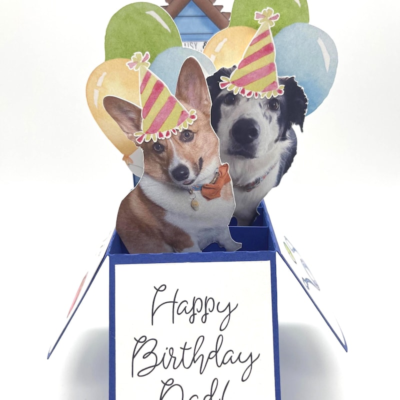 Custom Pet Pop up Cards - Etsy