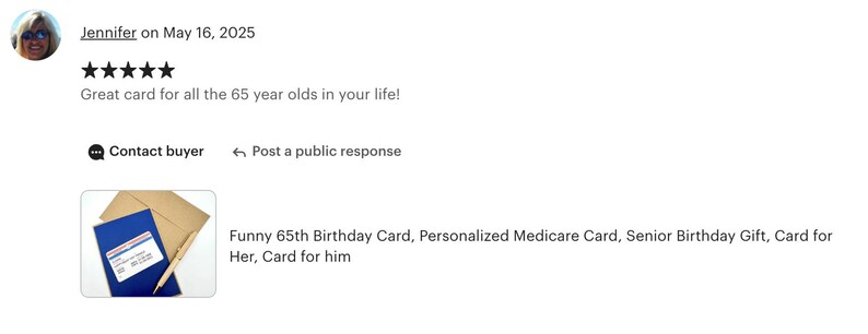 Personalized 65th Birthday Card: Medicare Card Design - Etsy