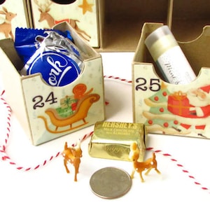 Personalized Woodland Santa and Animals Advent Calendar, Keepsake ...