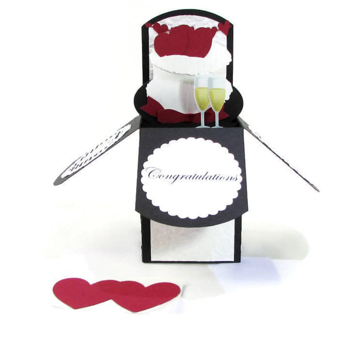Wedding Pop up Card, Love Pop up Greeting Card, Happy Anniversary Card ...