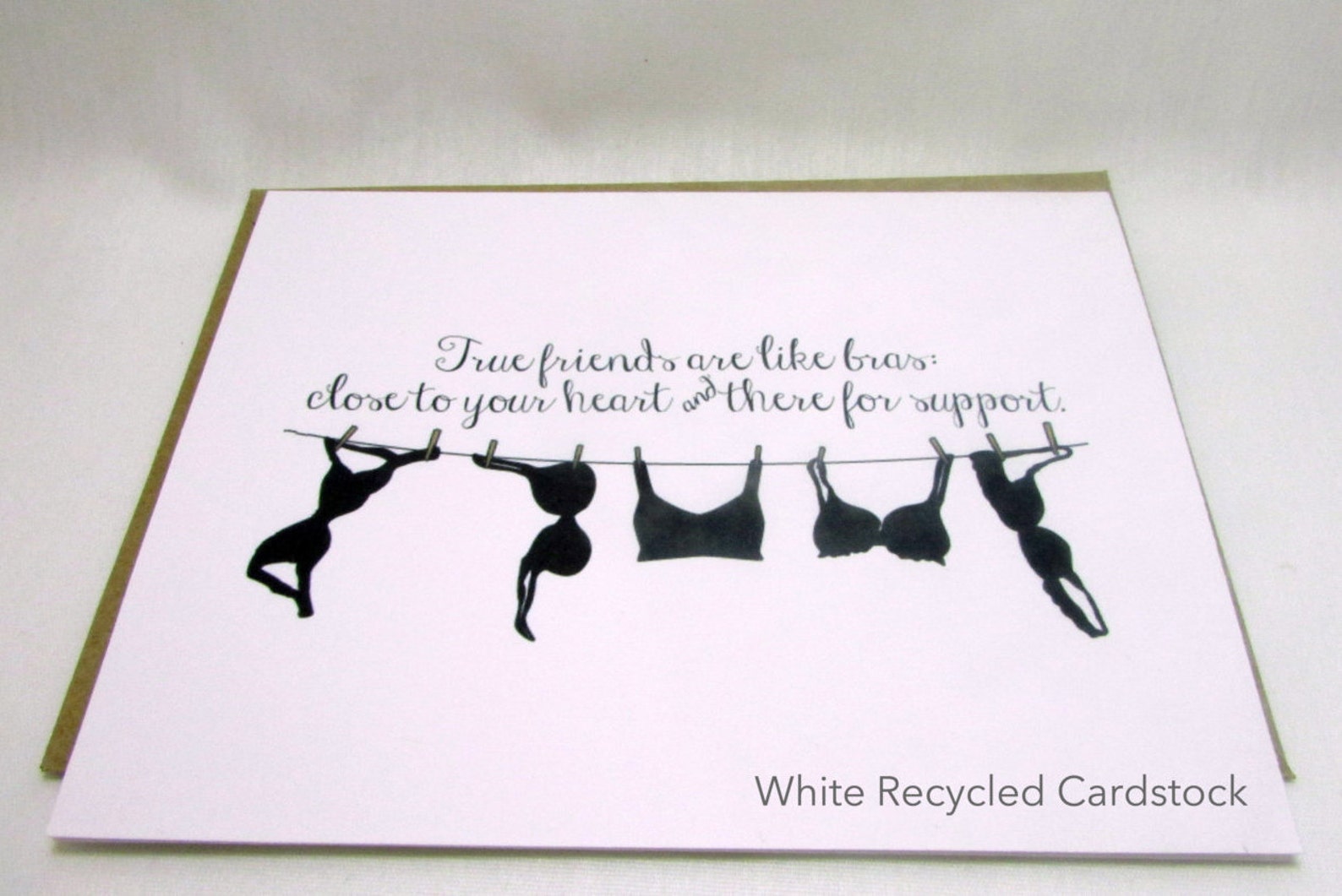 True Friends Are Like Bras Close to Your Heart and There for | Etsy