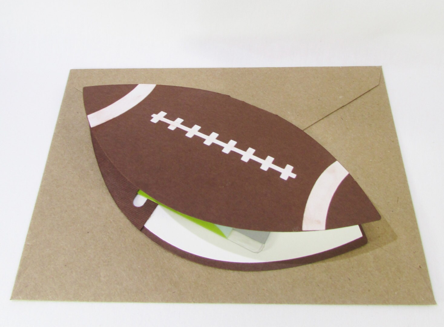 Football Coach Thank You Gift Card / Football Party Invite / | Etsy