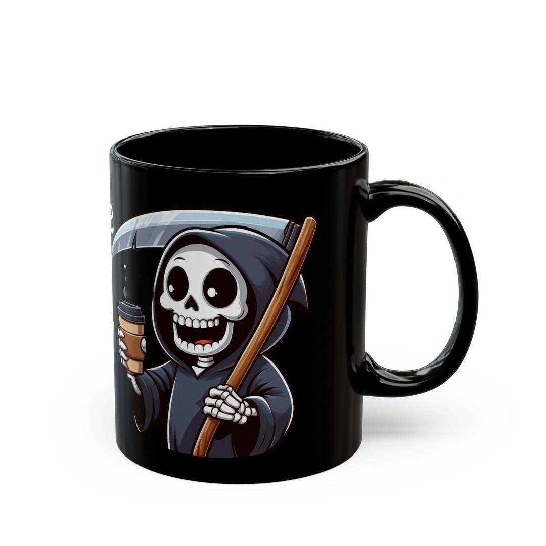 Grim Reaper Coffee Mug - Etsy