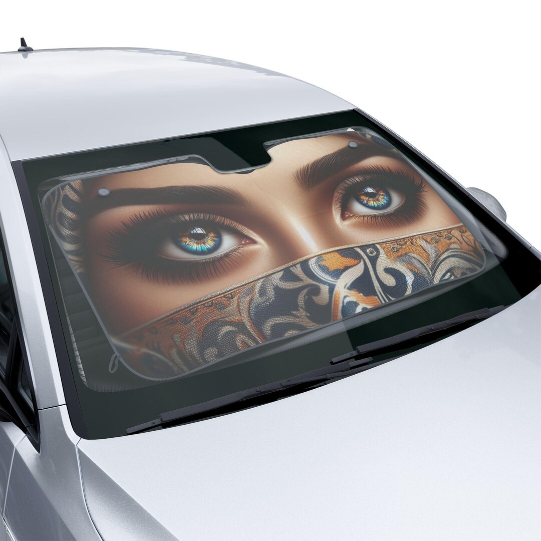 Car Sun Shades With Stunning Eyes - Etsy