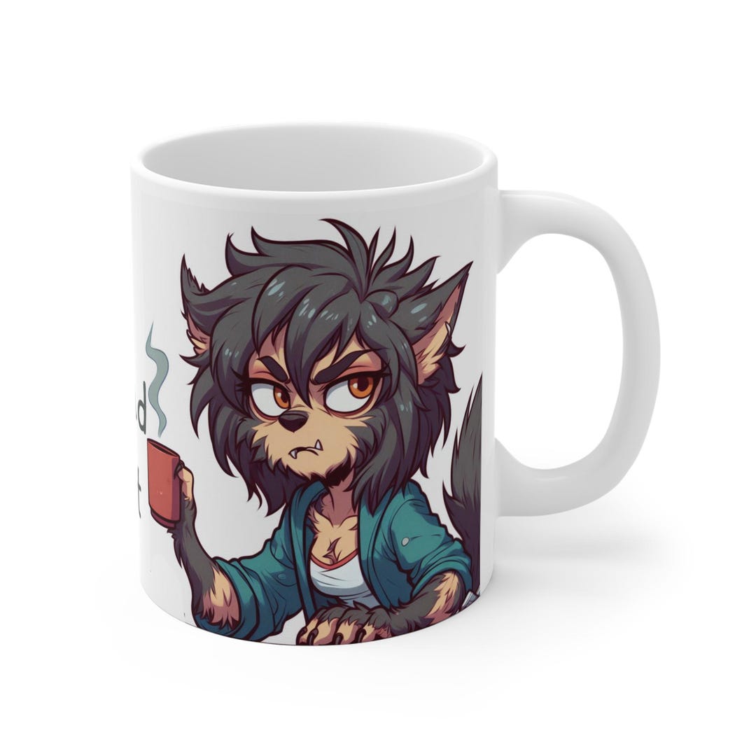 Grumpy Werewolf Coffee Mug - Etsy