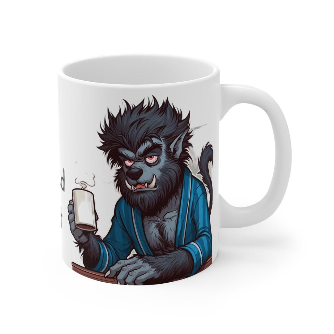 Grumpy Werewolf Coffee Mug - Etsy