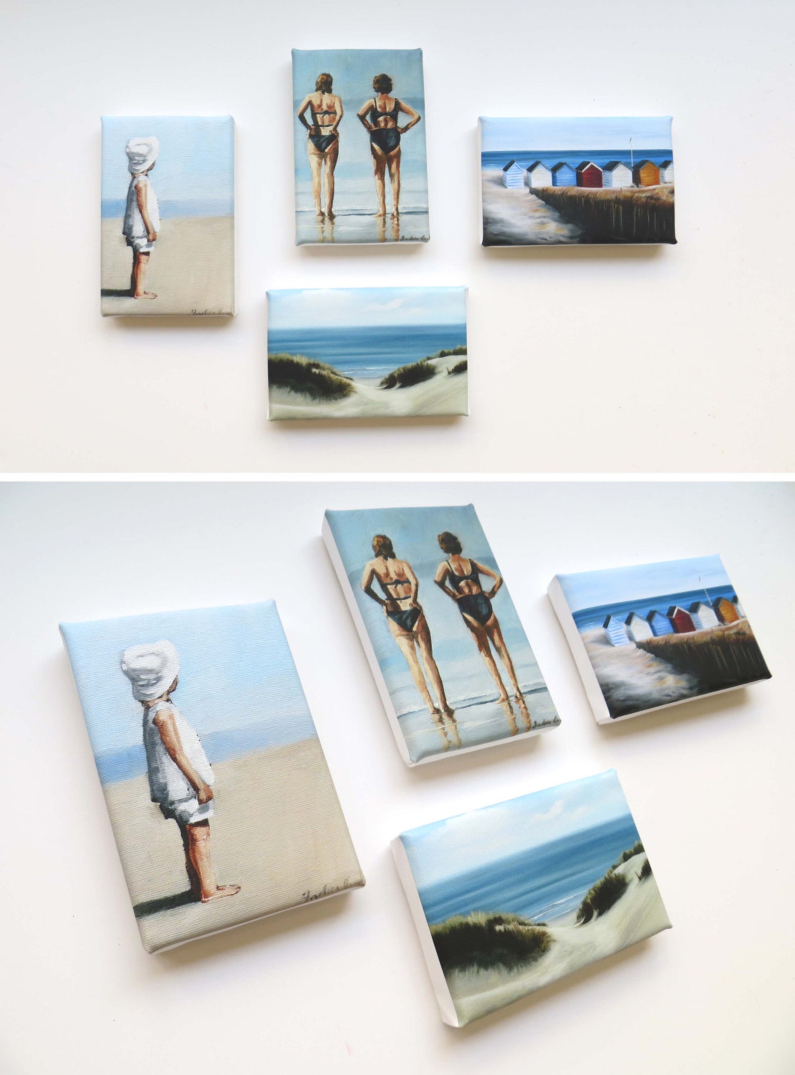 Sand Dunes at the Beach Mini Canvas Art Print - Etsy