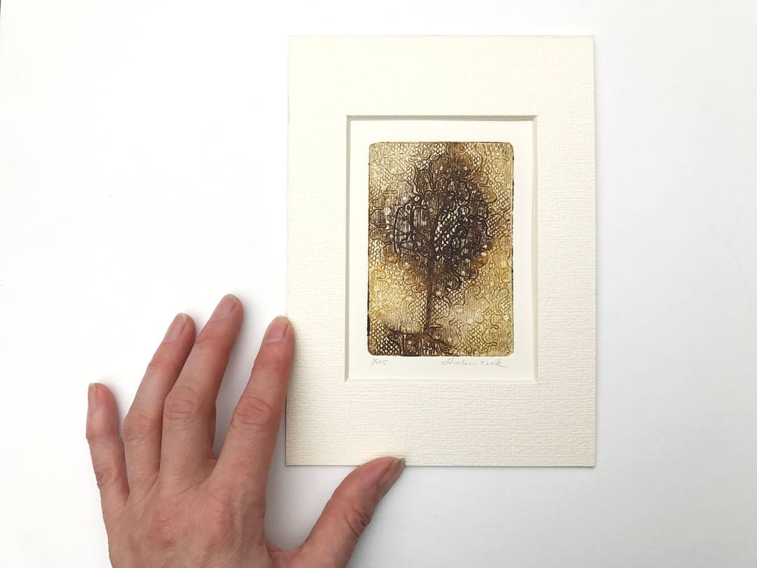 Original Etching a Tree - Etsy