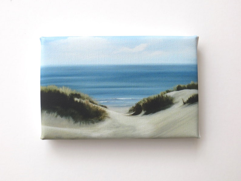 Sand Dunes at the Beach Mini Canvas Art Print - Etsy